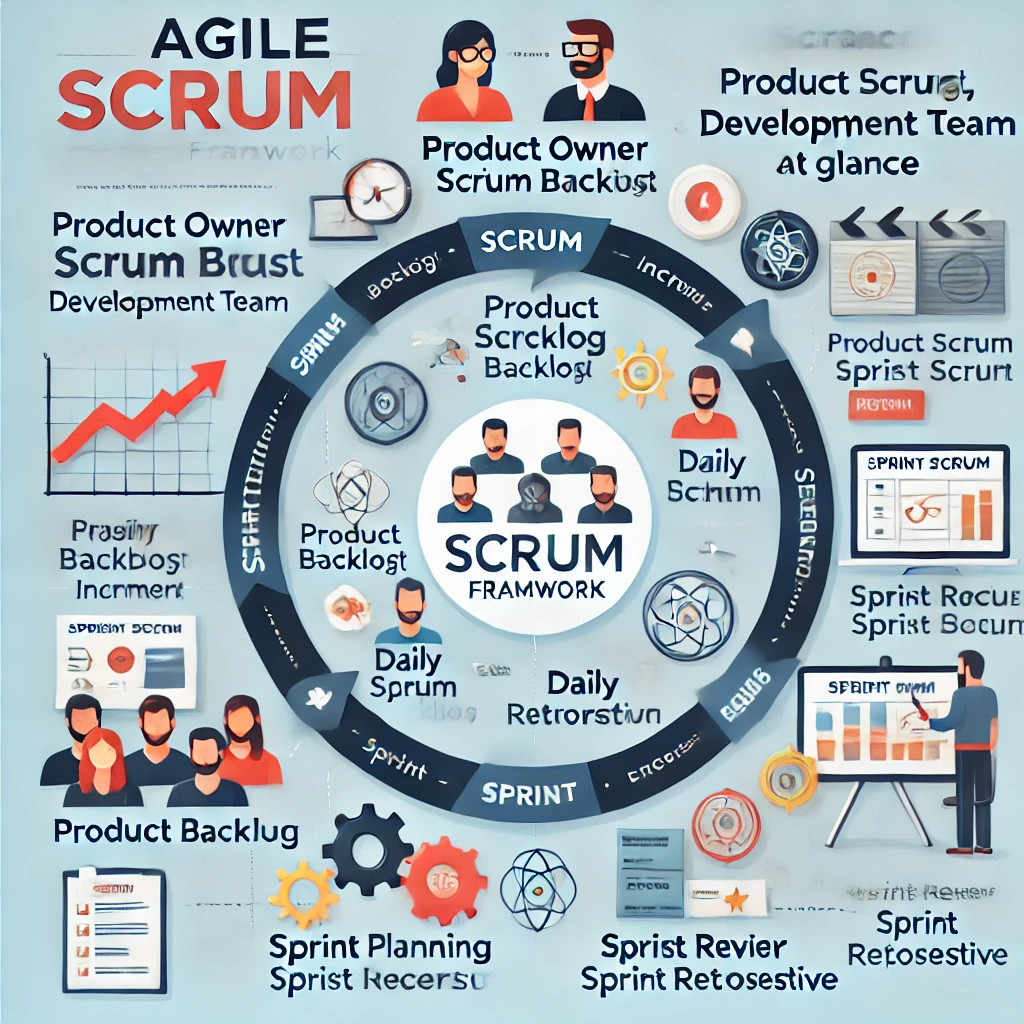Agile Scrum Framework At A Glance 5 Core Agile Principles