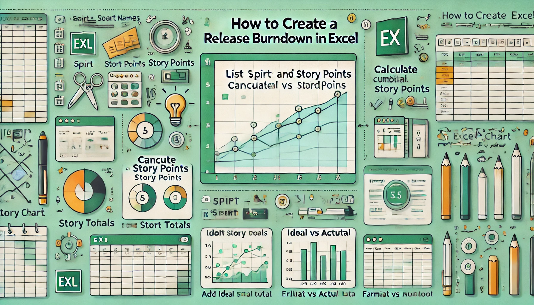 Release Burndown Chart Template For Agile Teams